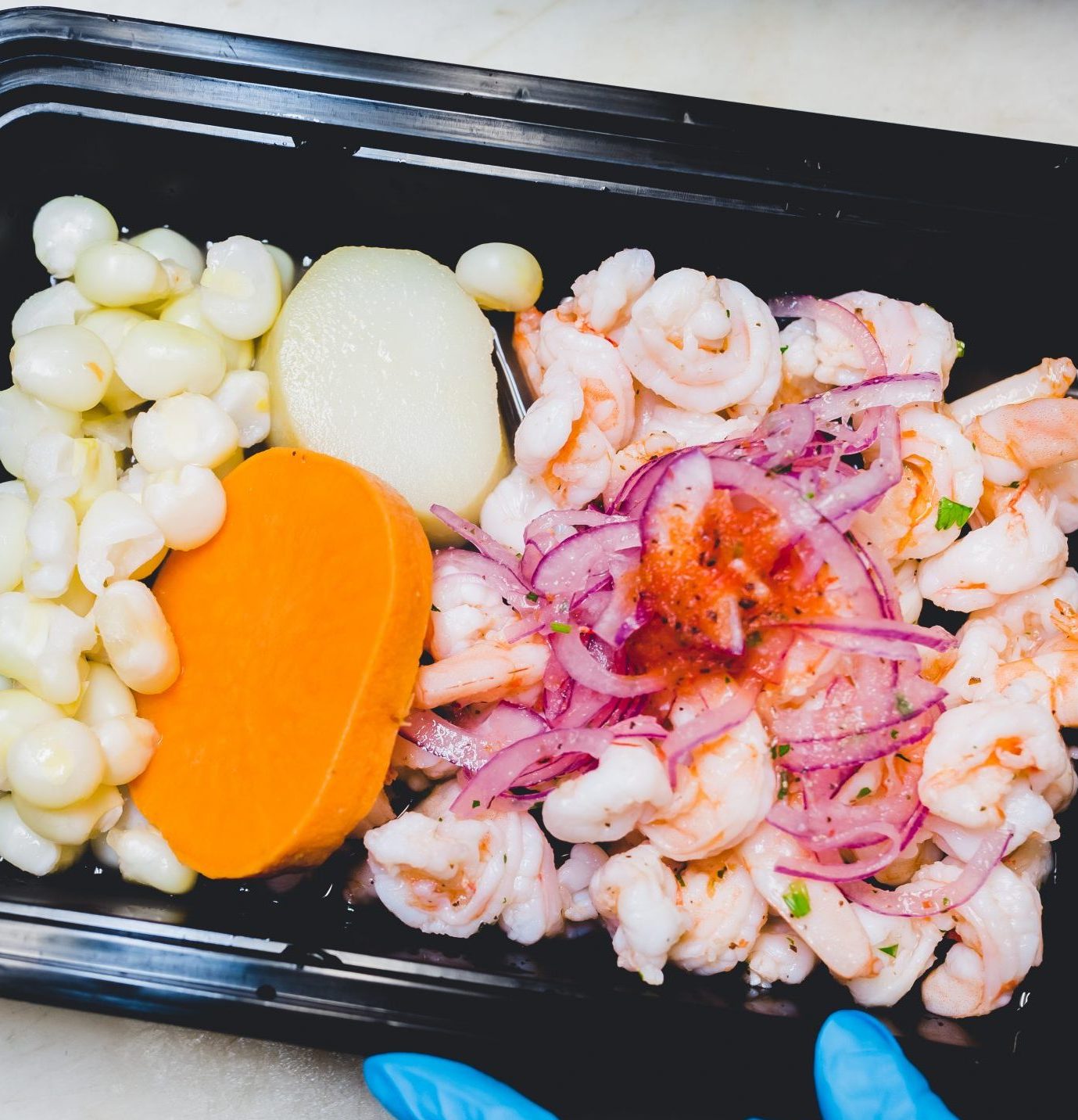 Ceviche de Camaron (Shrimp) - Inka Wasi